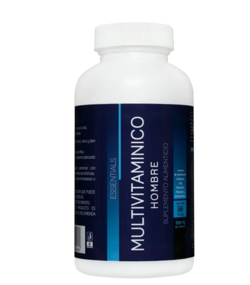 Multivitaminico Hombre New Life Essentials – Fitness Market México